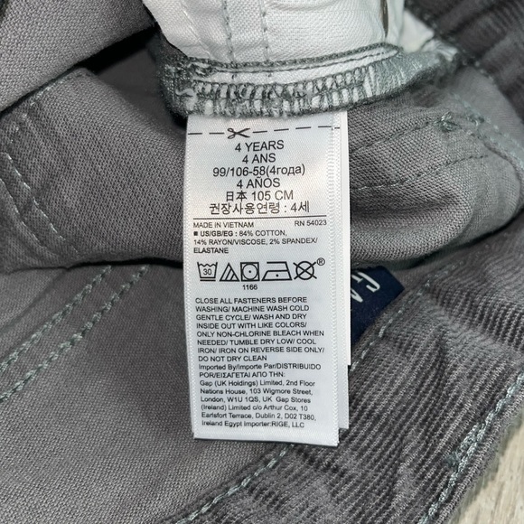 GAP | Bottoms | Nwt Gap Corduroy Jeans 4t Gray | Poshmark